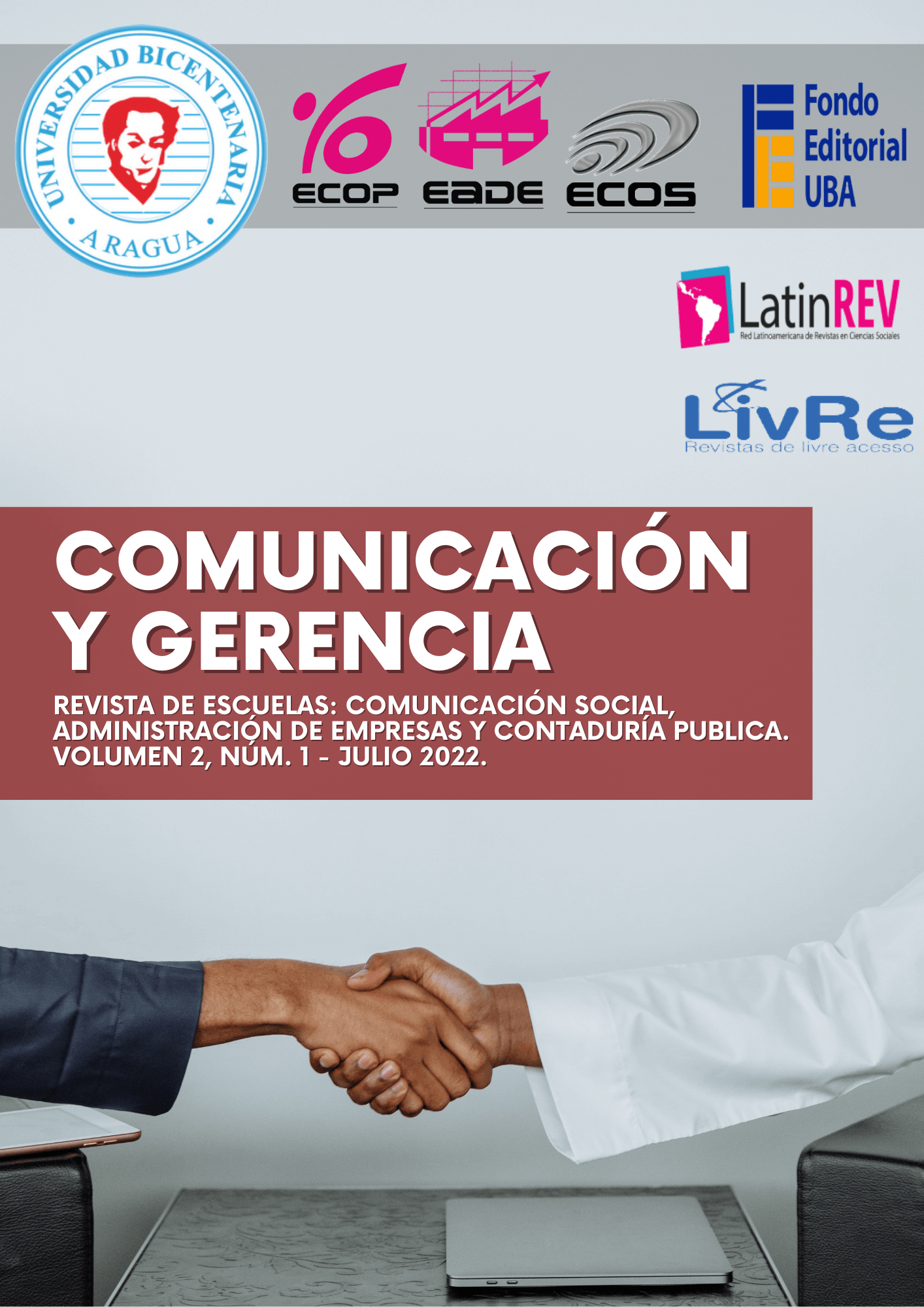 portada Vol. 2 Núm. 1 (2022) – Universidad Bicentenaria de Aragua